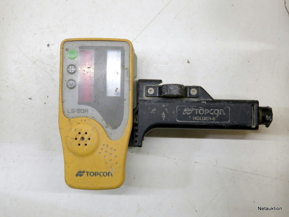 Netauktion - Topcon rotationslaser & maskinmottagare