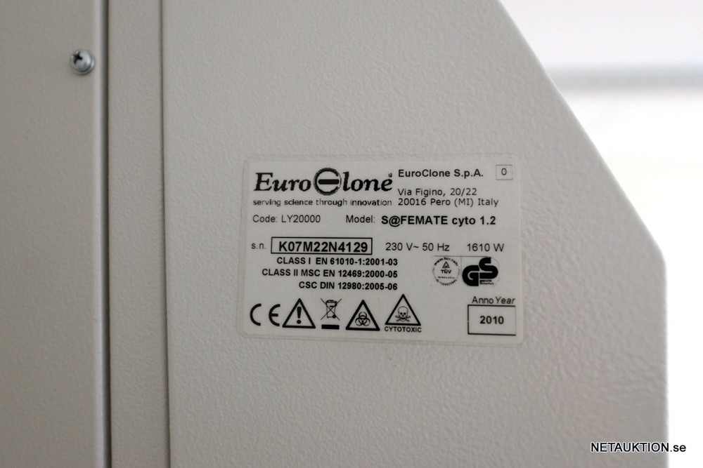 Netauktion - Laboratorieskåp Safemate Cyto 1.2