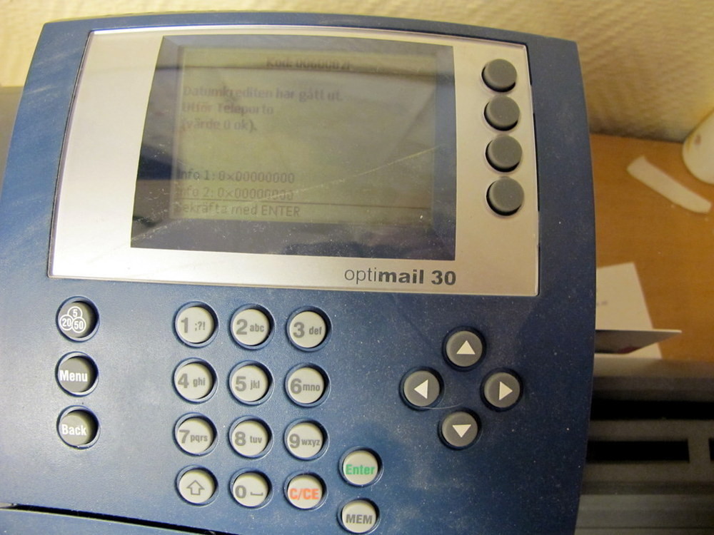 Netauktion - Portomaskin, FP