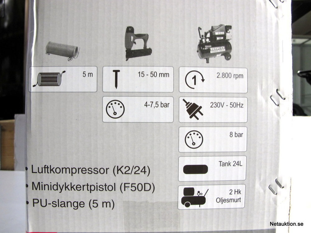 Netauktion - Kompressor-kit, Niko K2/24-F50D (nr 16)