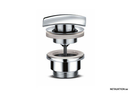 Netauktion - Bottenventil Pop-Up Square krom