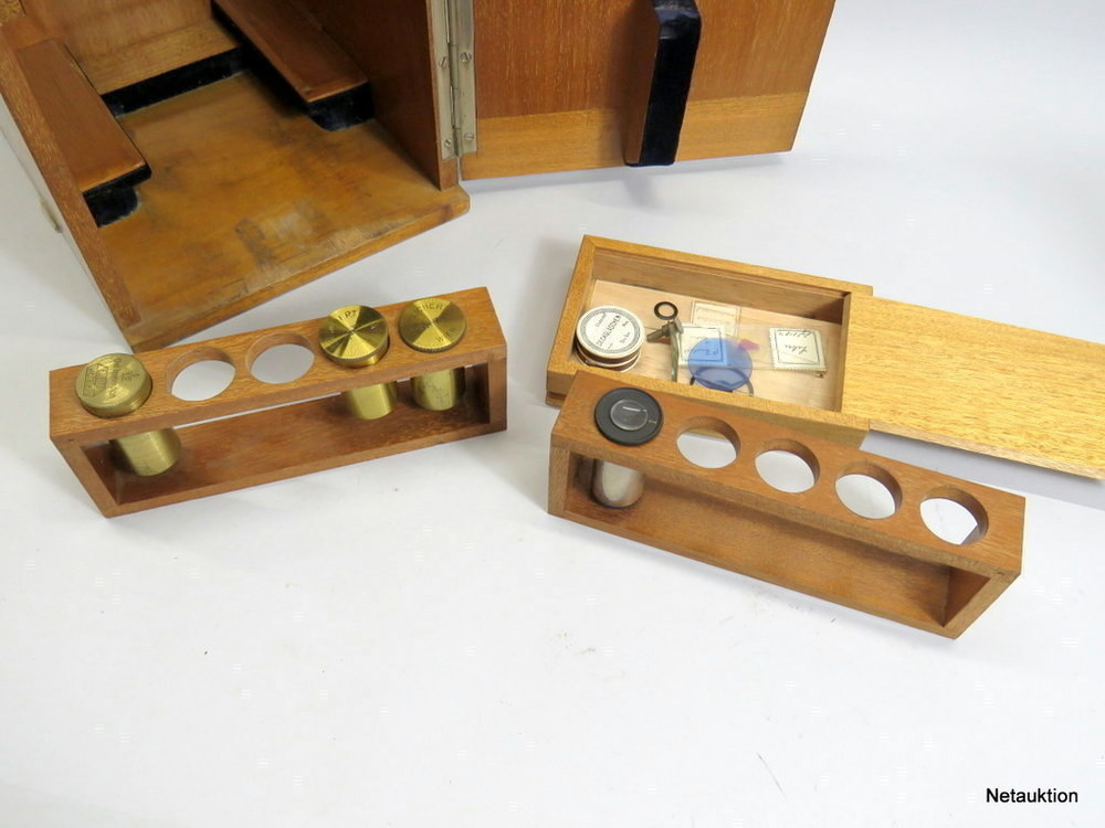 Netauktion - Mikroskop C. Reichert, Wien, ca 1914