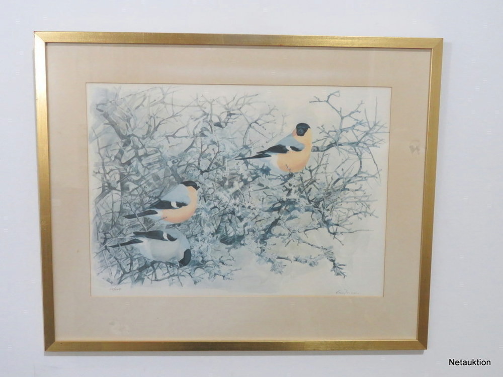 Netauktion - Tavla, Lars Jonsson, färglitografi