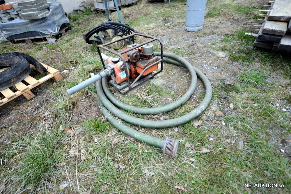 Netauktion - Motordriven vattenpump