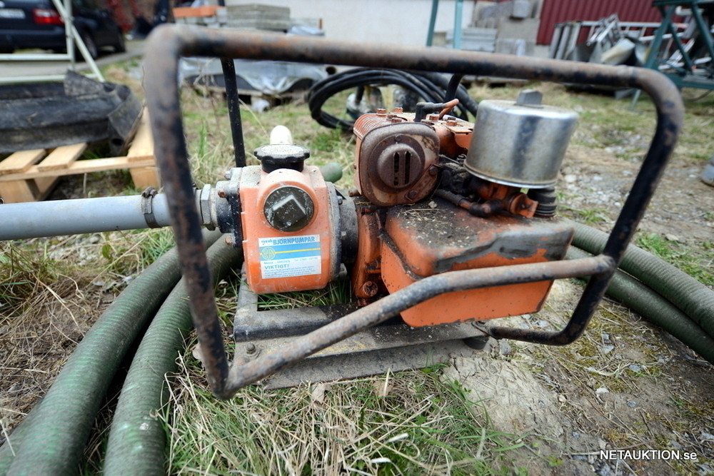 Netauktion - Motordriven vattenpump