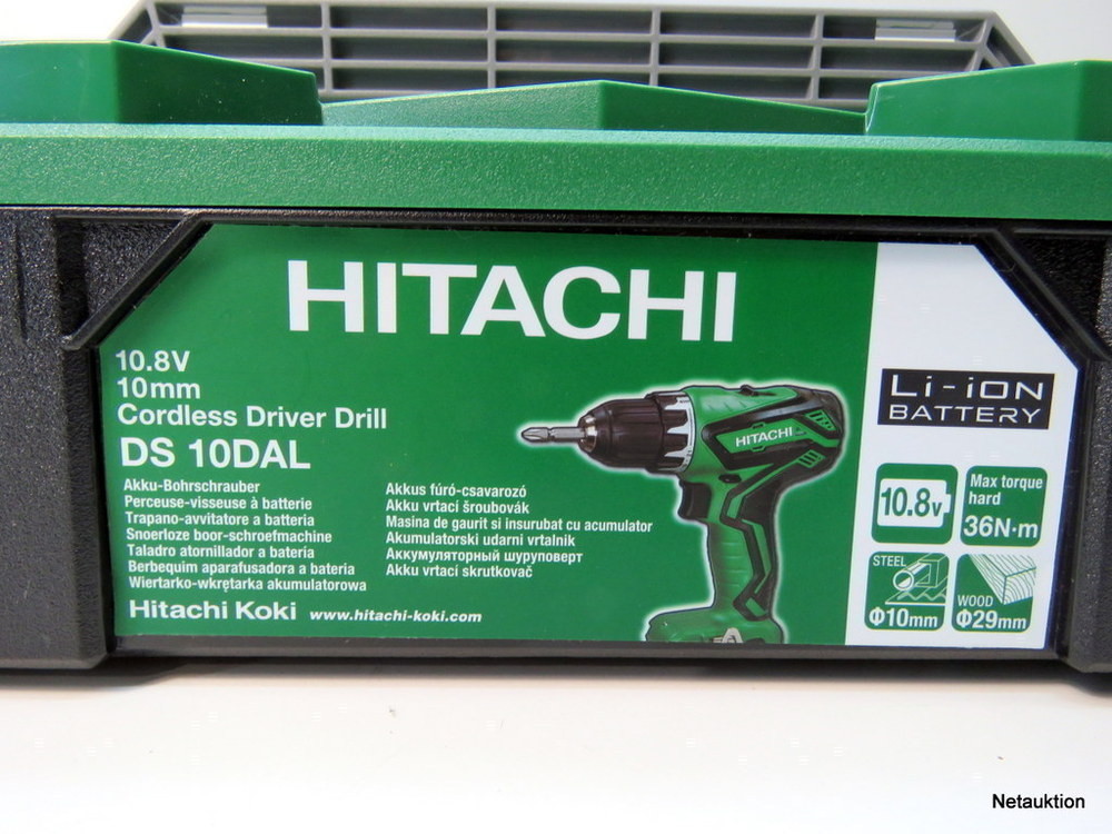 Netauktion - Borrkruvdragare, Hitachi DS10DAL