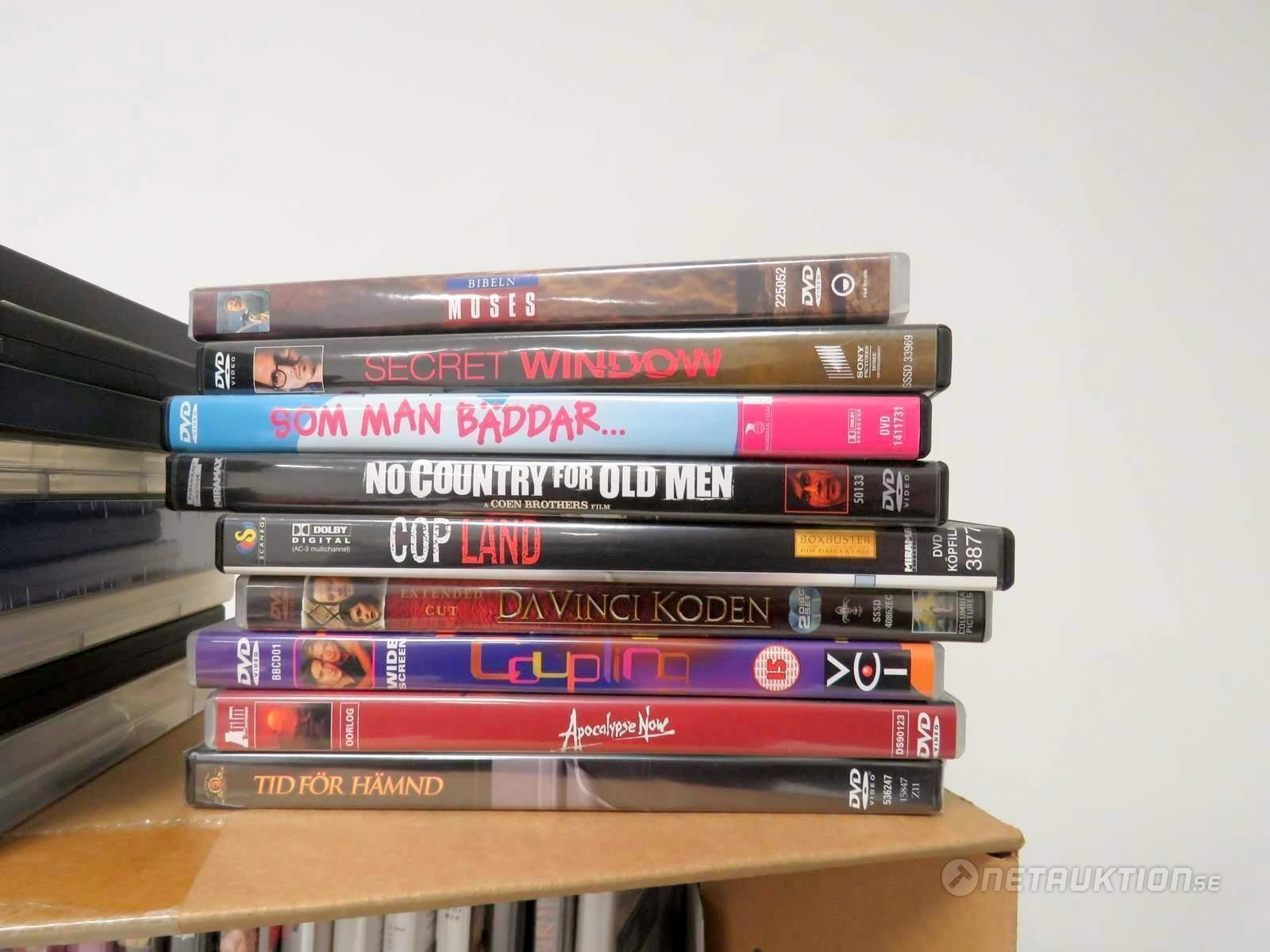 Netauktion - DVD och CD-skivor