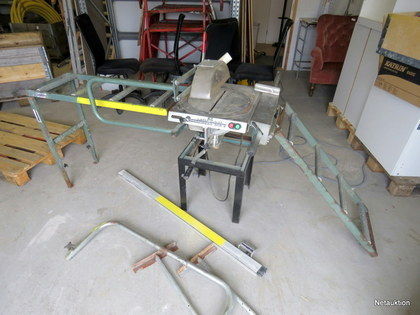 Netauktion - Byggsåg Gjerde 805 X med förlängningsbord