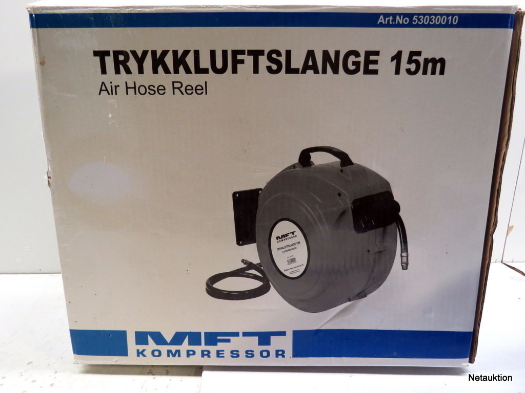 Netauktion - Slangvinda, Hitachi tryckluft 15M