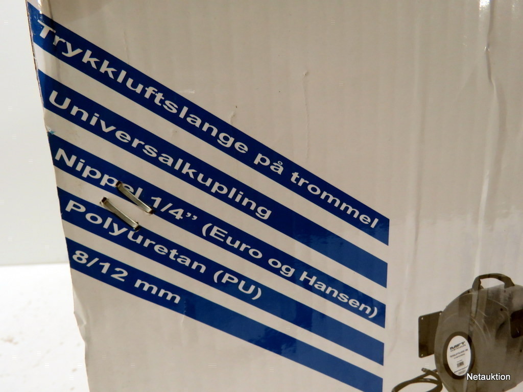 Netauktion - Slangvinda, Hitachi tryckluft 15M