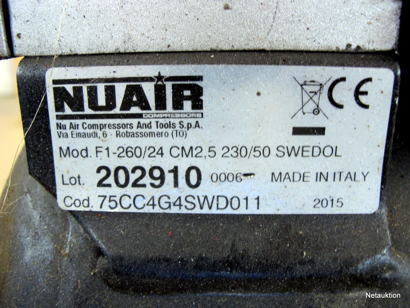 Netauktion - Kompressor, Nuair