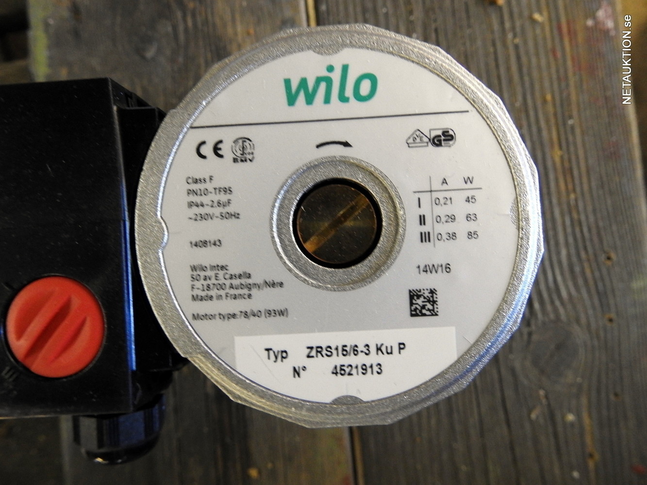 Netauktion - Cirkulationspump, Wilo (2)