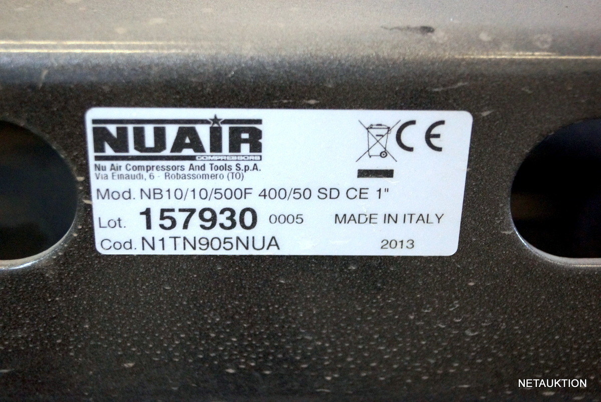 Netauktion - Kompressor, NuAir 500L