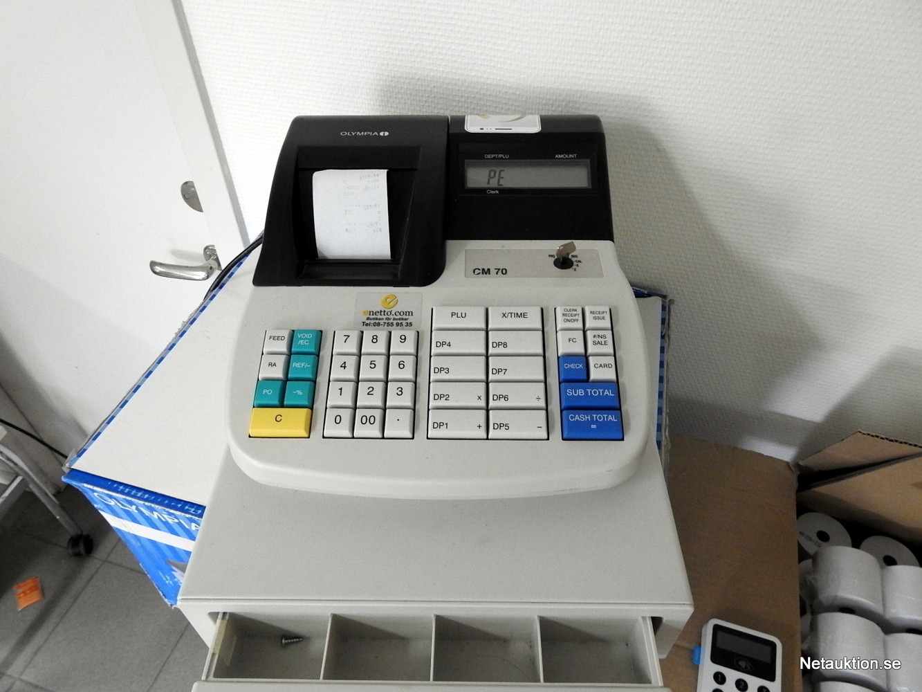 Netauktion - Kassa, Olympia