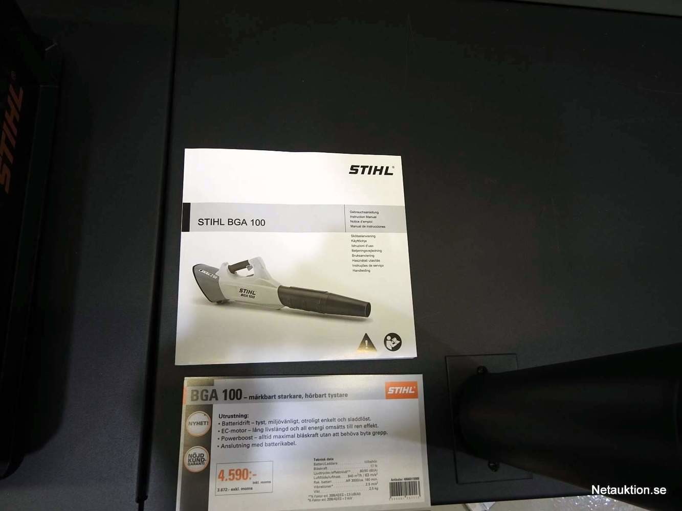 Netauktion - El-lövblås, BGA 100