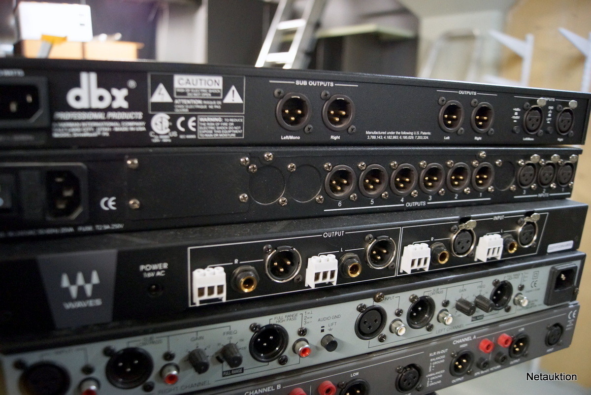 Netauktion - EQ, mixer mm - dbx, APart mfl