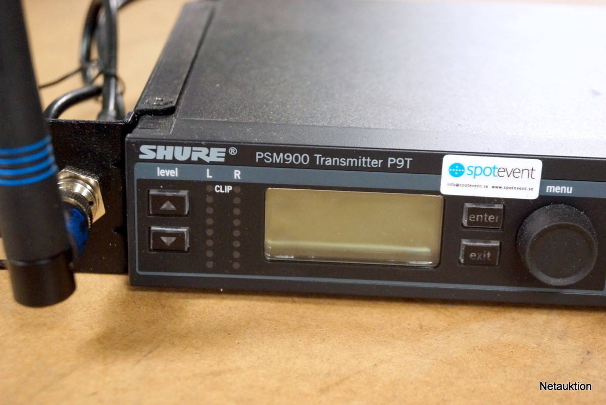 Netauktion - In-ear monitors, Shure PSM900 inkl tillbehör