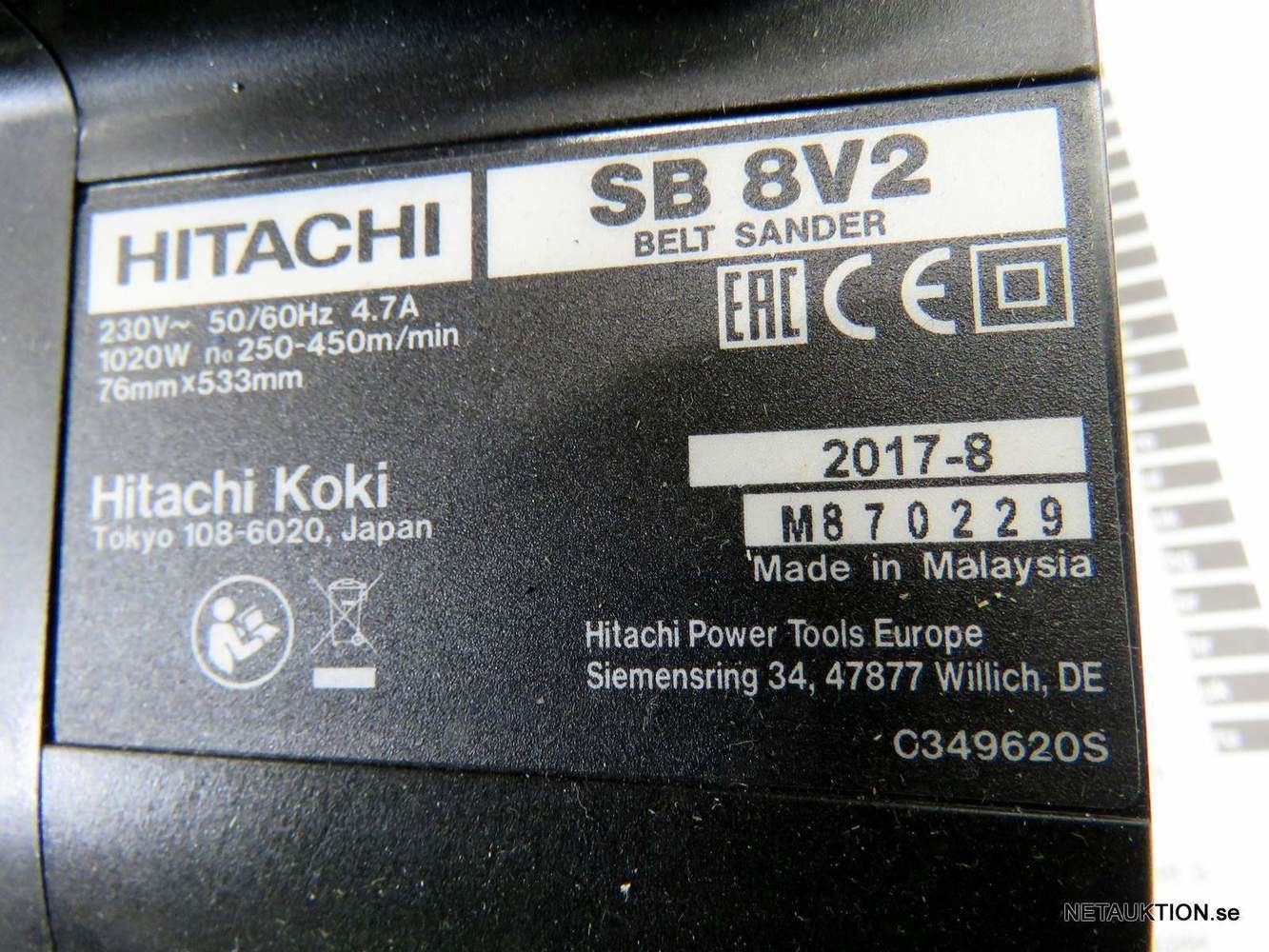 Netauktion - Bandslip SB8V2 1020W - Hitachi