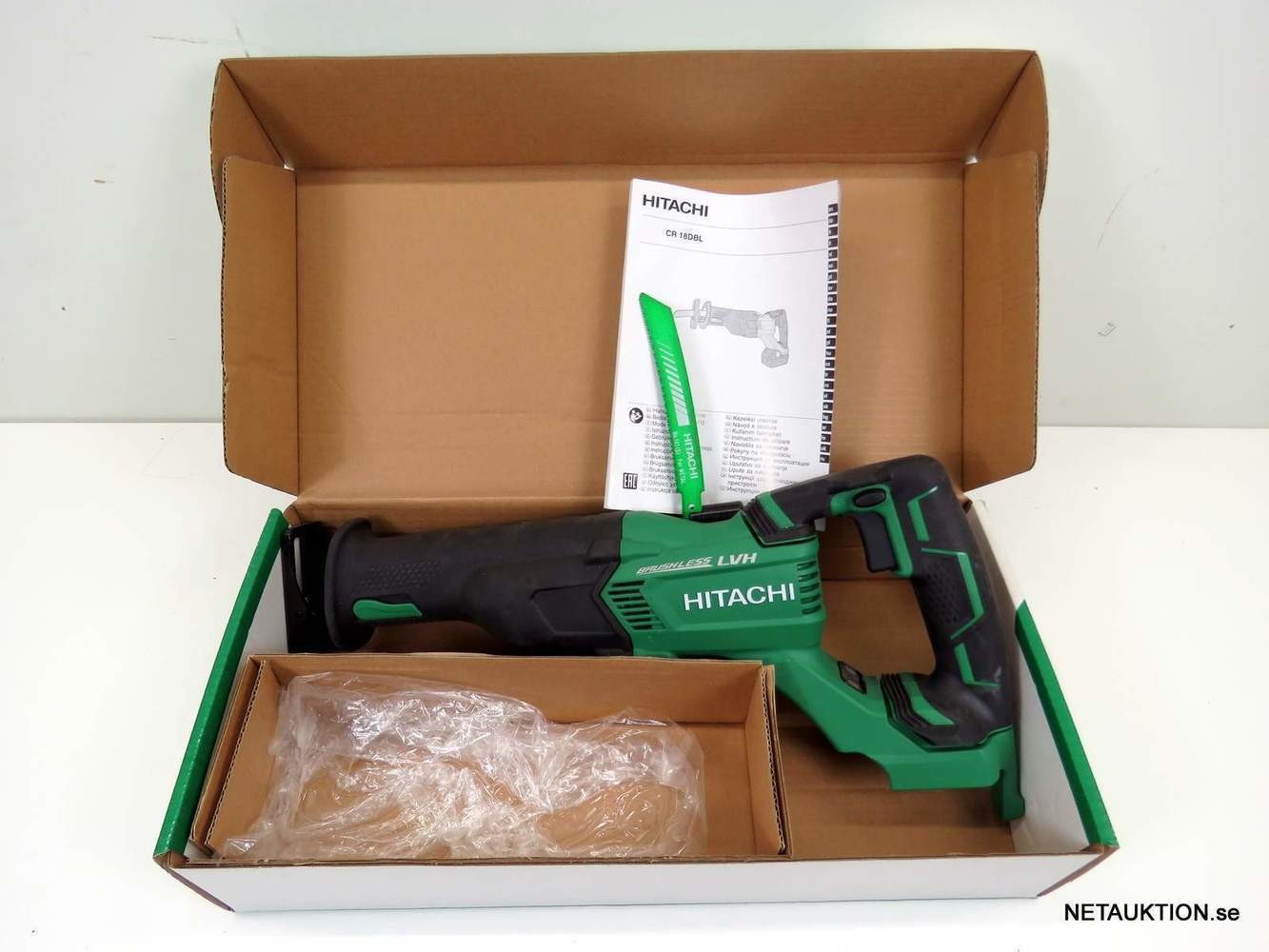 Netauktion - Tigersåg Hitachi CR18DBL 18v (naken)