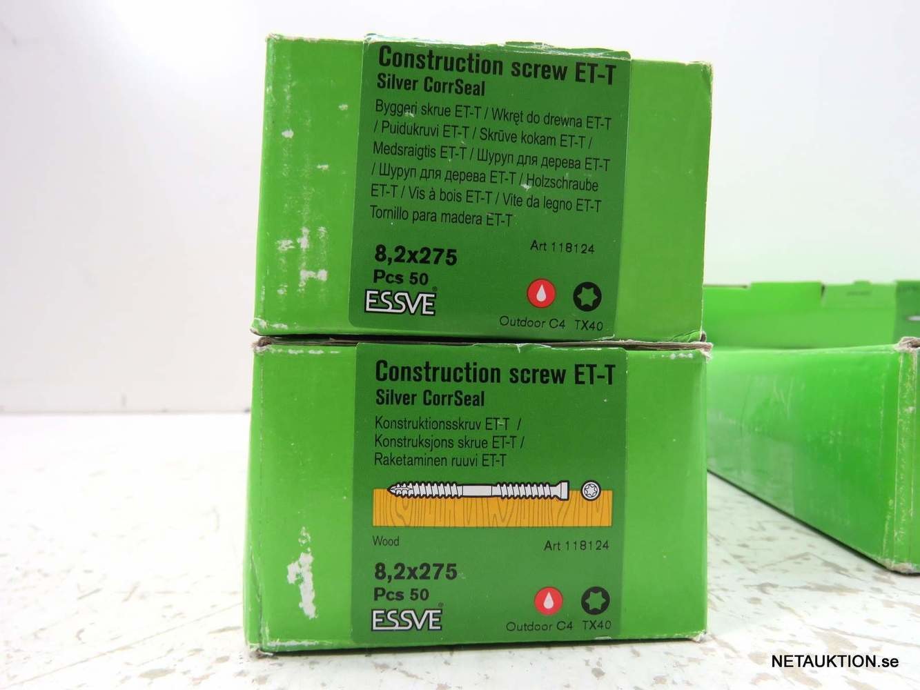 Netauktion - Konstruktionsskruv CS 8,2x275 MM - ESSVE