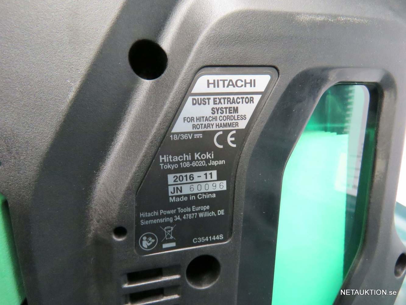 Netauktion - Kombihammare Hitachi DH36DBML 36V (2x6,0Ah)