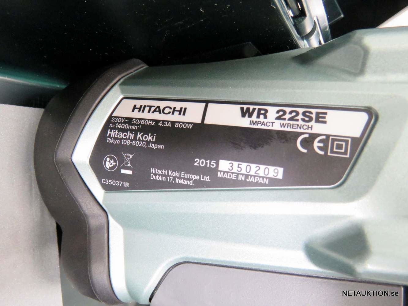 Netauktion - Mutterdragare, Hitachi WR22SE 850W