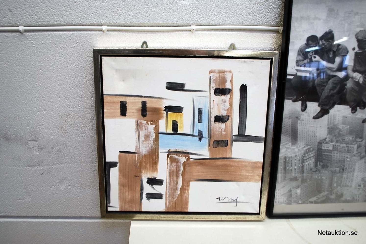 Netauktion - 9 st tavlor med olika motiv