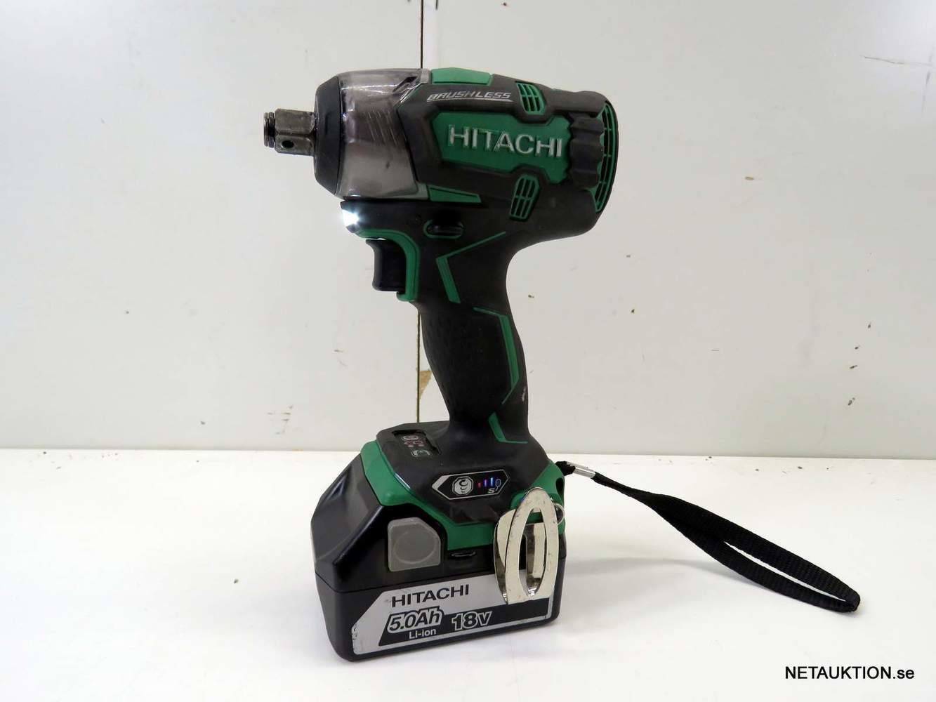 Netauktion - Mutterdragare Hitachi 18V WR18DBDL2 (1x5,0Ah)