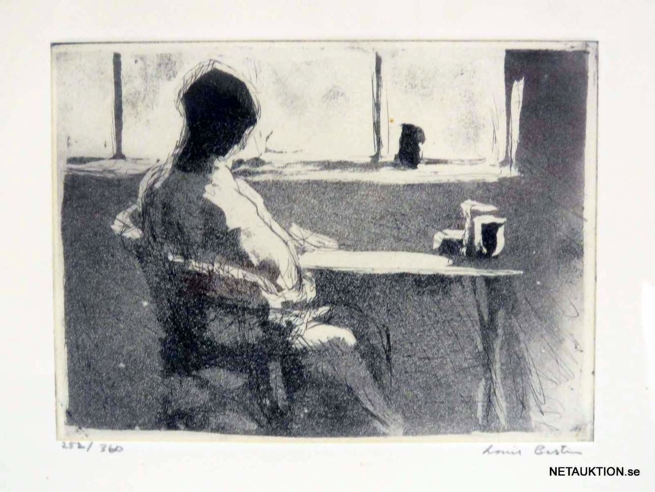 Netauktion - Louis Bastin och Olle Hanspers, sign o numr