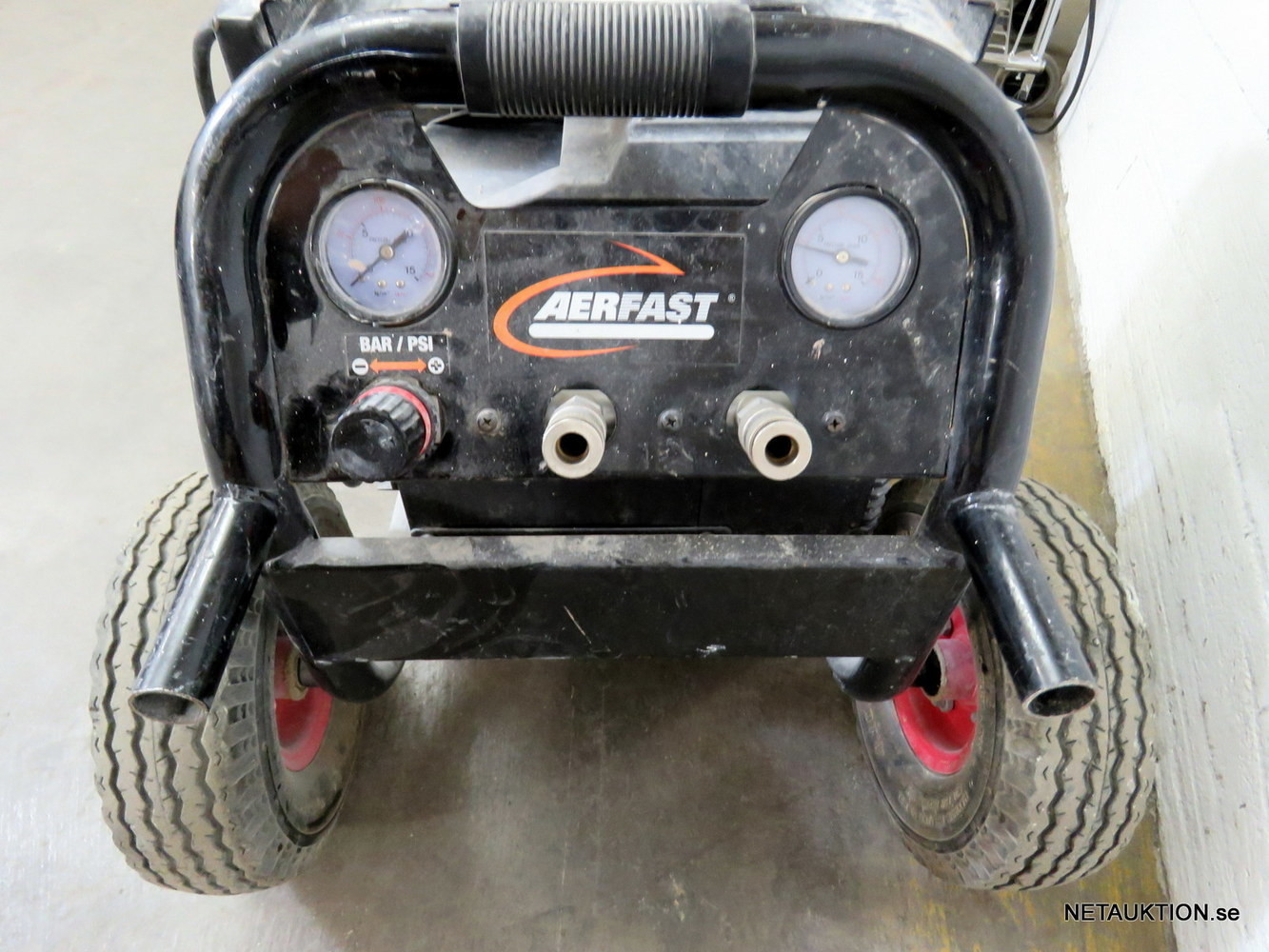 Netauktion - Aerfast kompressor & slangvinda