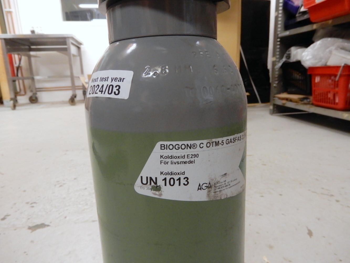Netauktion - Gasflaska, koldioxid