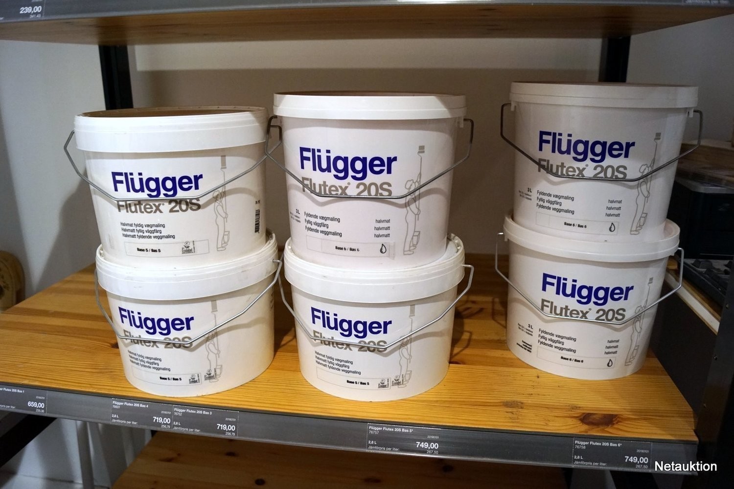 Netauktion - Väggfärg, Flugger