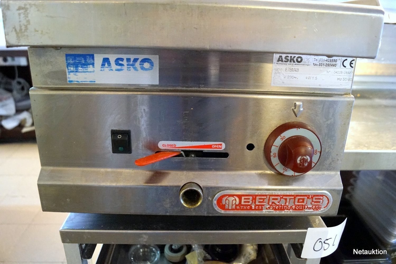 Netauktion - Vattenbad, Berto´s