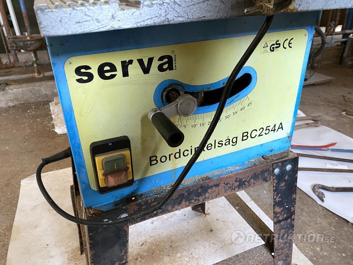 Netauktion - Bordscirkelsåg, Serva