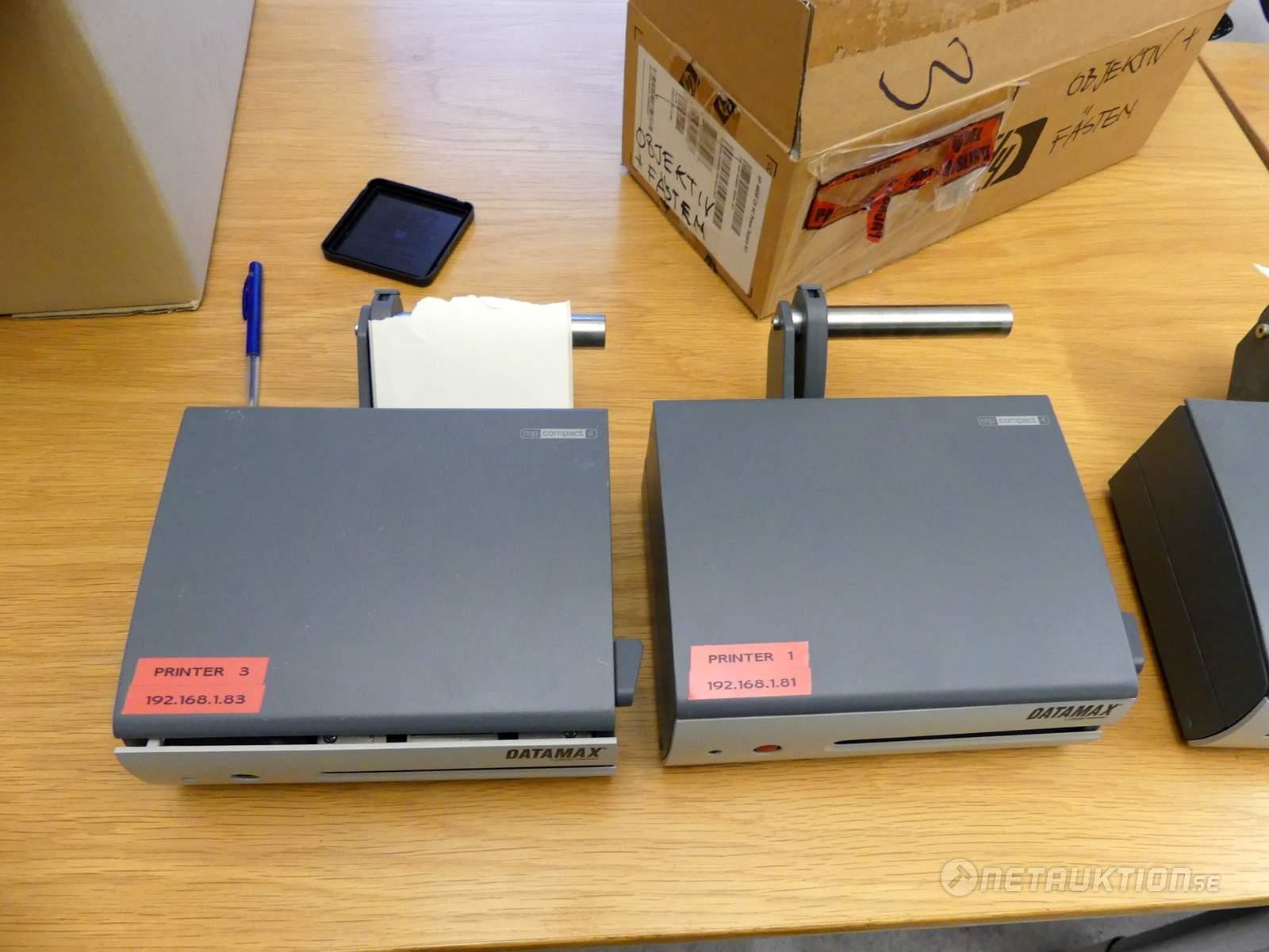 Netauktion - 3st printers, Datamax