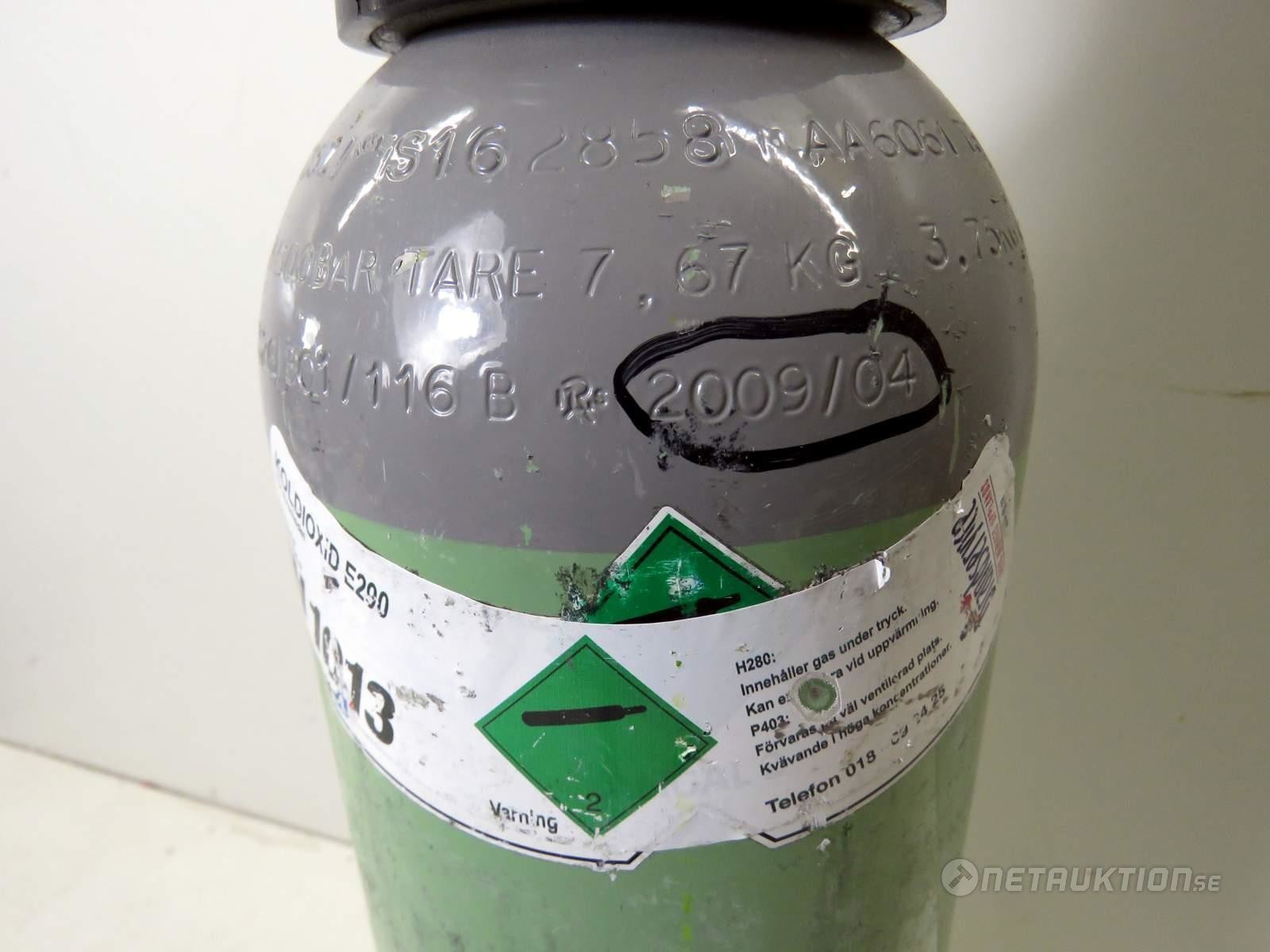 Netauktion - Friköpt gastub - 5 lit / 3,75 kg (CO2)