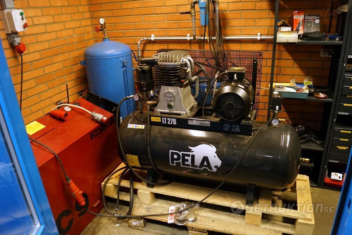 Netauktion - Kompressor, 270L 7.5hp, Pela