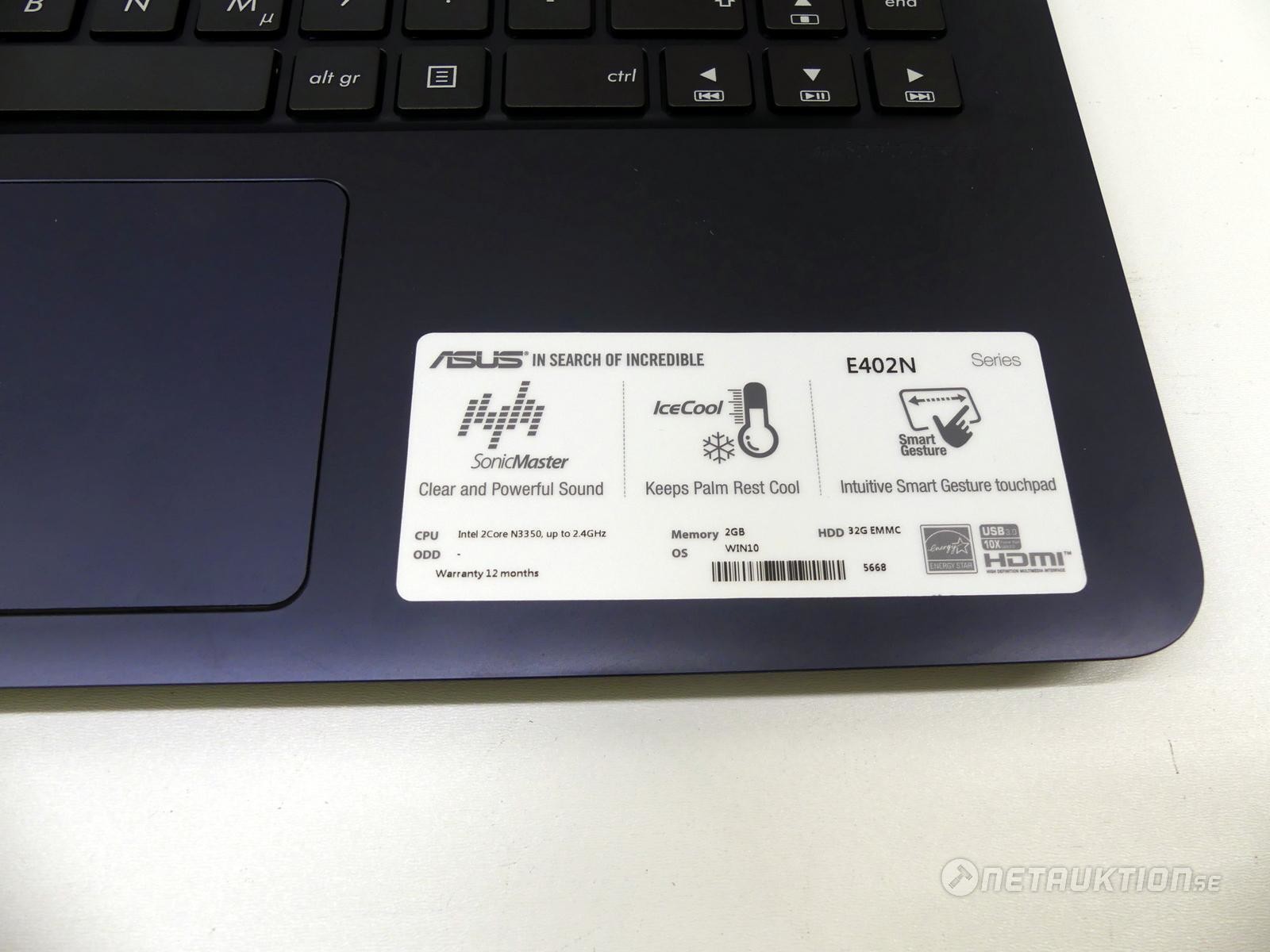 Netauktion - Asus E402N laptop