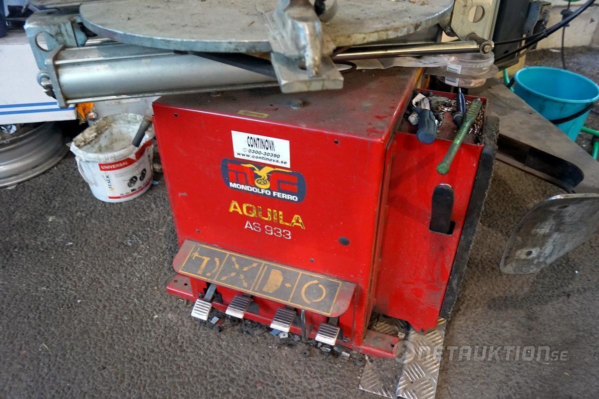 Netauktion - Däckmonteringsmaskin, Mandolfo Aquila AS933