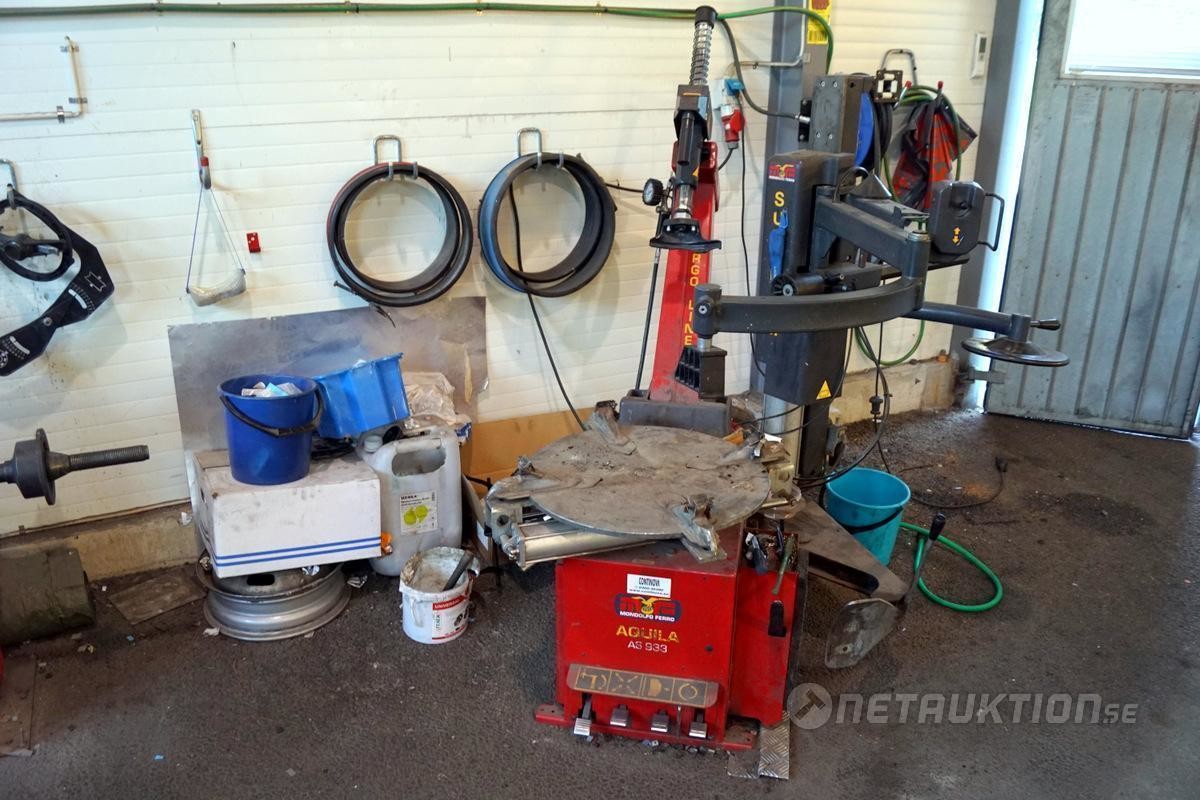 Netauktion - Däckmonteringsmaskin, Mandolfo Aquila AS933