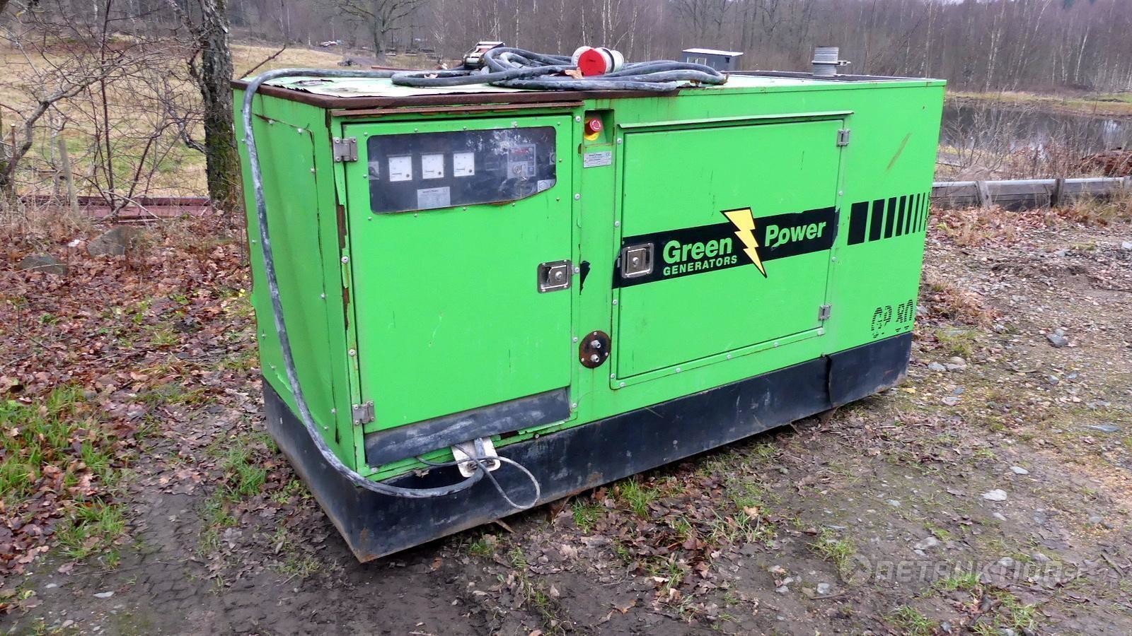 Netauktion - Elverk, diesel, Green Power GP80