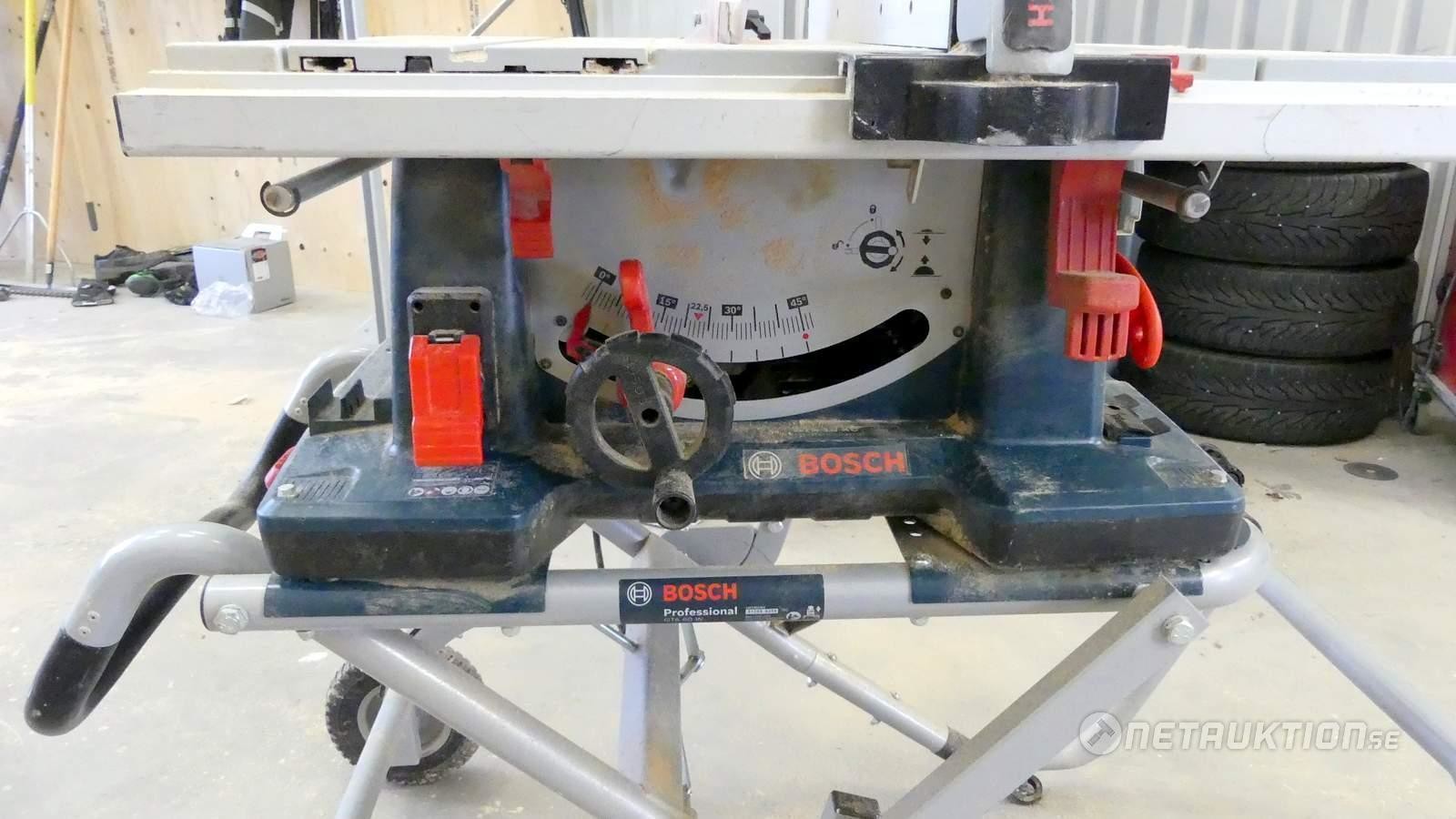 Netauktion - Bordsåg Bosch + vagn