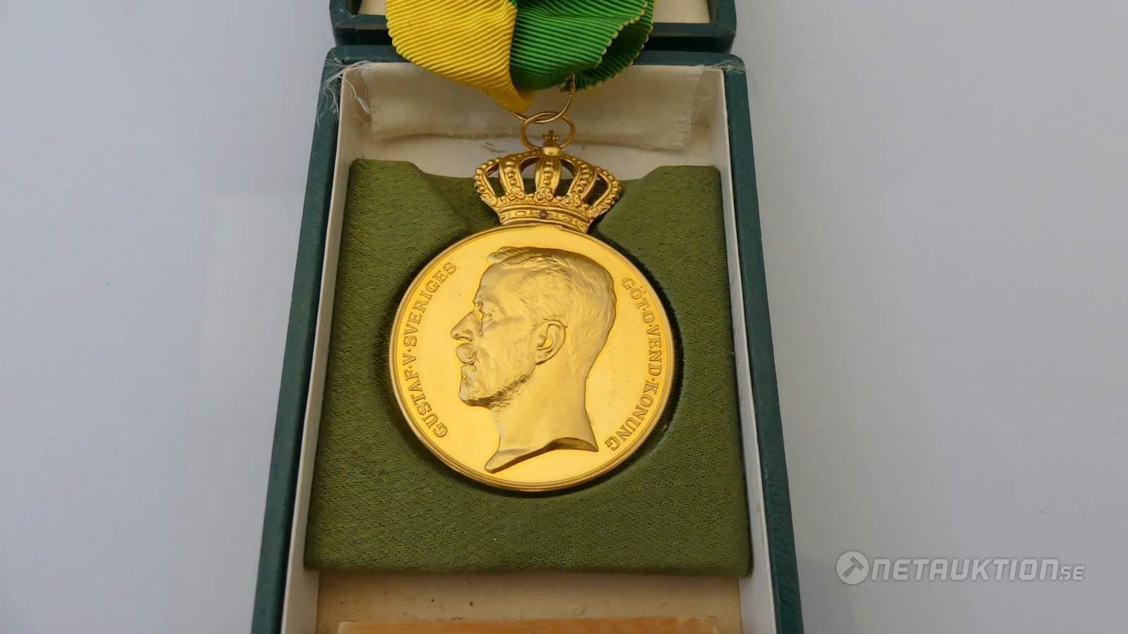 Netauktion - Guldmedalj patriotiska sällskapet