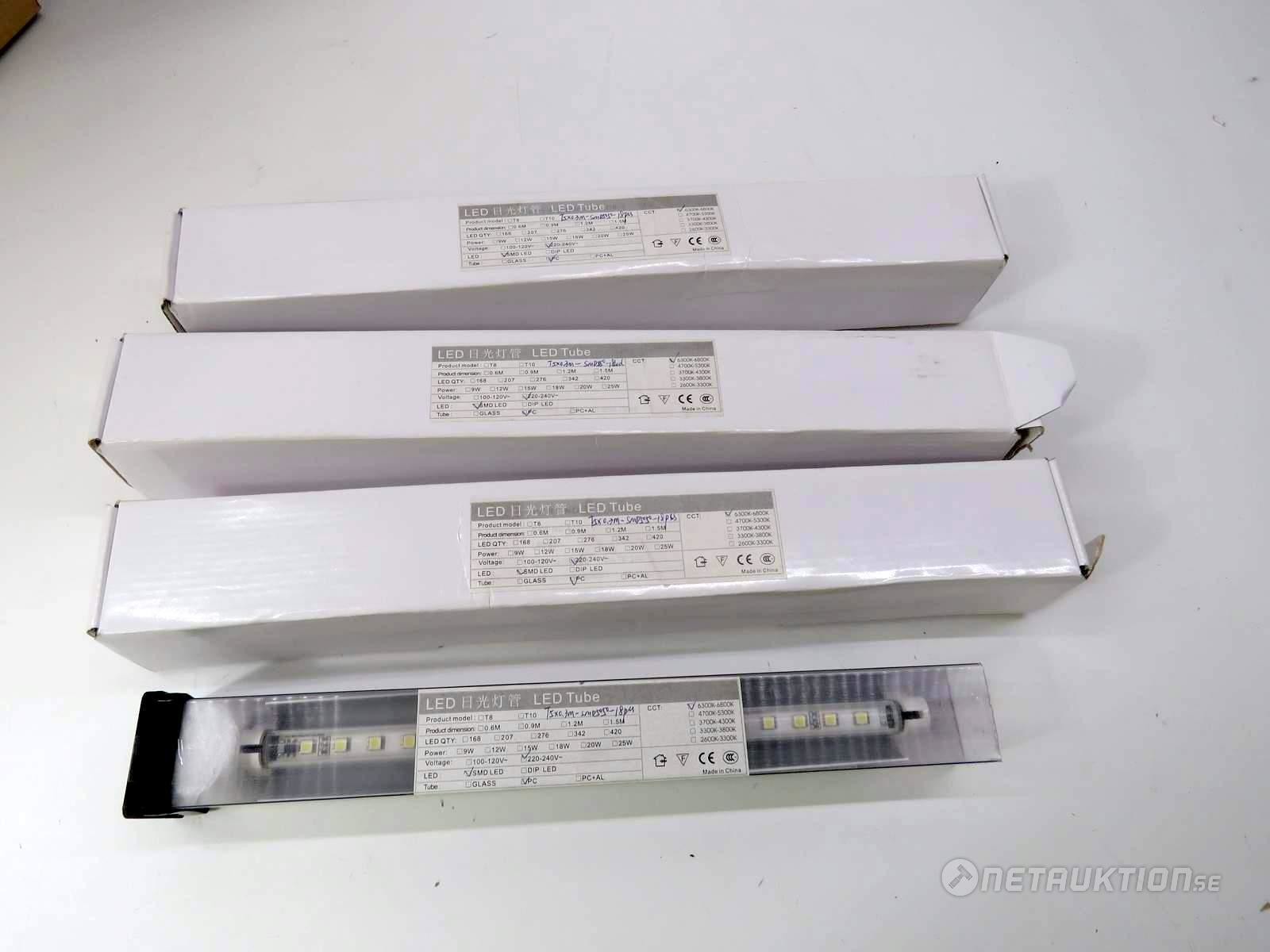 Netauktion - Mini LED Tube, 30 cm, 4st