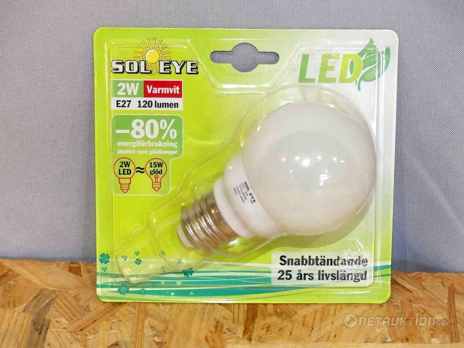 Netauktion - LED-lampor 2W, E27, ca: 700st