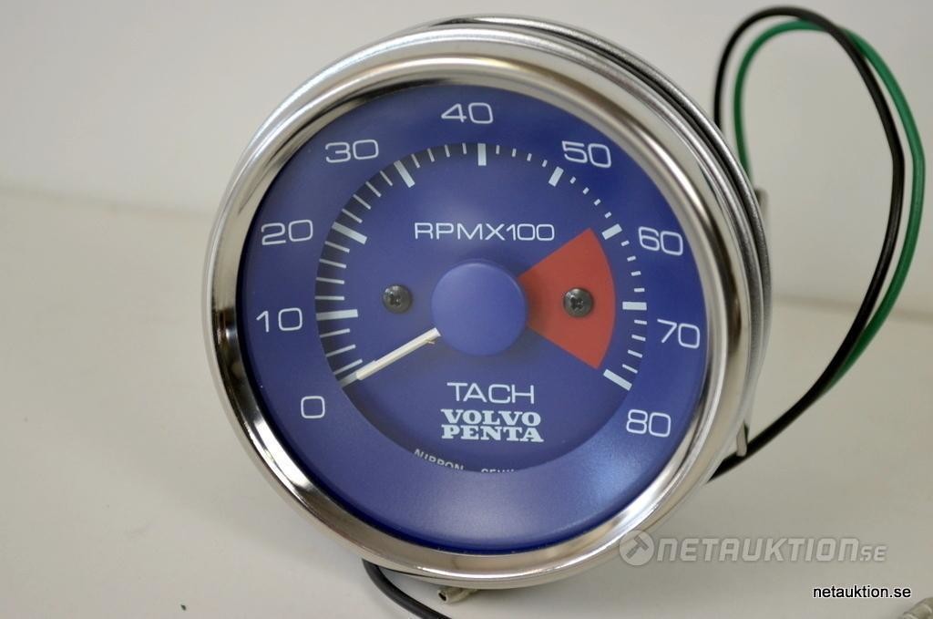 Netauktion - 1st nya tachometer (varvtal), Volvo Penta