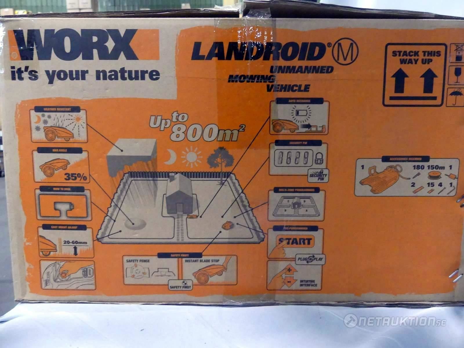 Netauktion - Robotgräsklippare - Worx WG790E.1