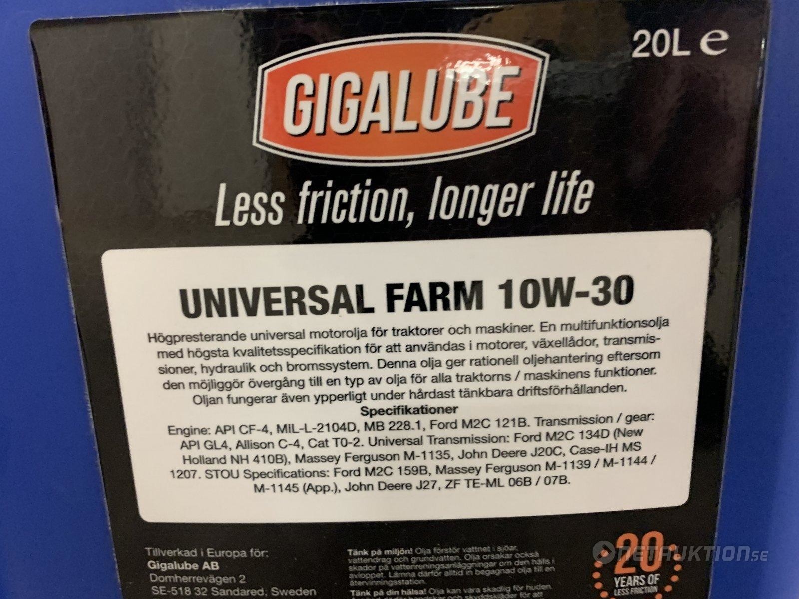 Netauktion - Universal Farm 10W30, ca: 320 liter
