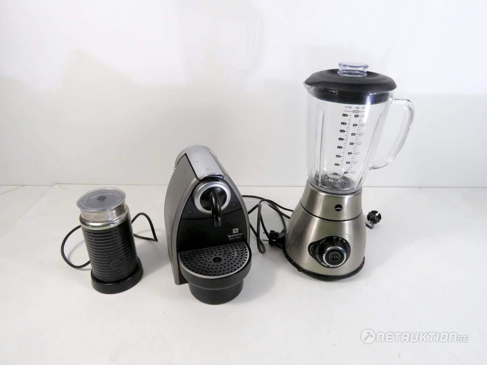 Netauktion - Mixer och Nespresso