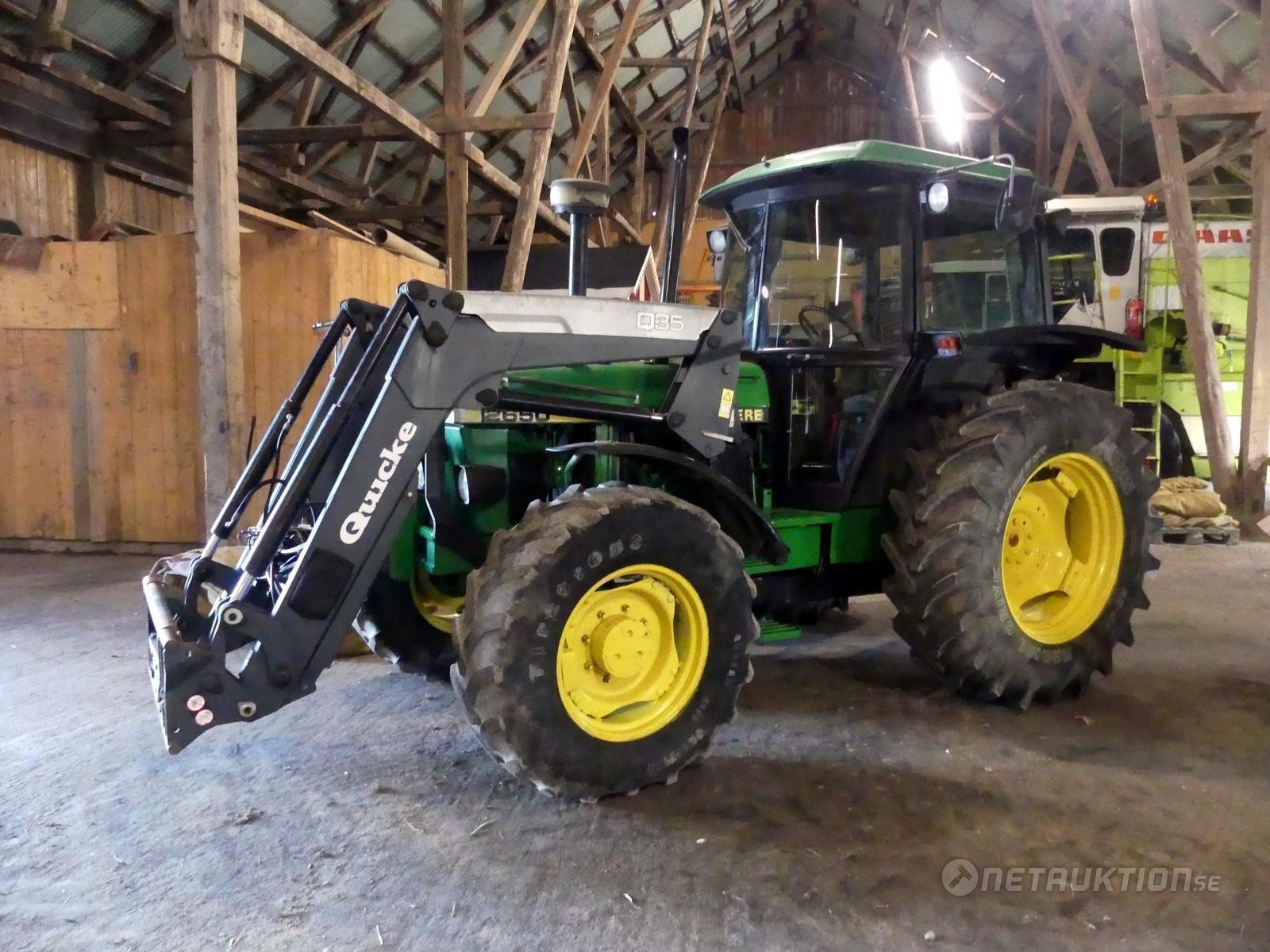 Netauktion - John Deere 2650 med lastare -91 (EXJ952)